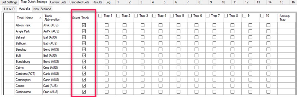 Greyhound Dutch Traps Bot